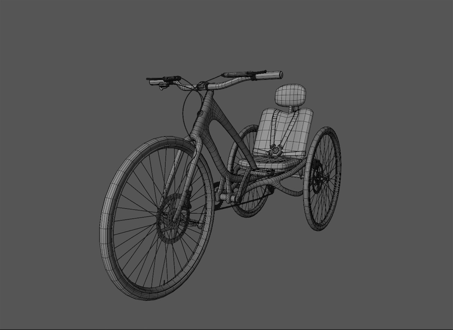 Handcycle 3D Model - TurboSquid 2414526