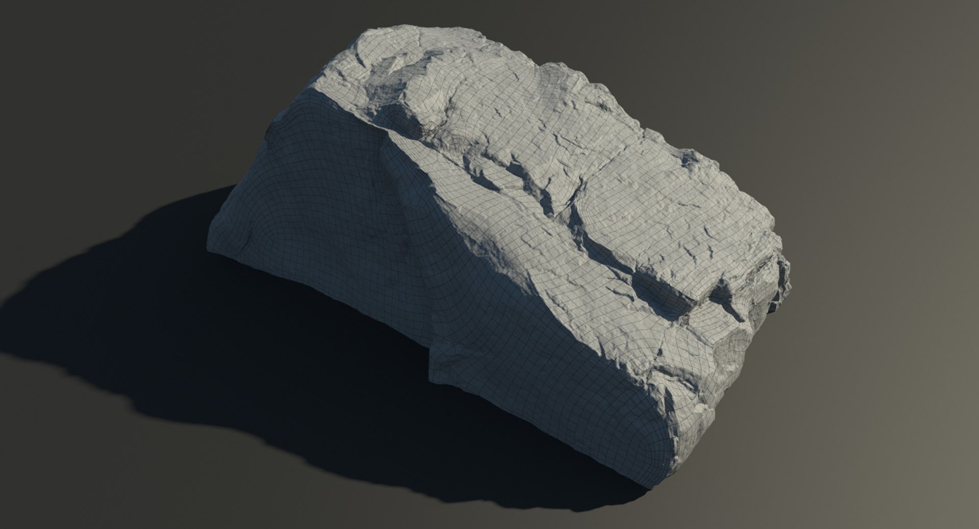 3d Model Scan Rock