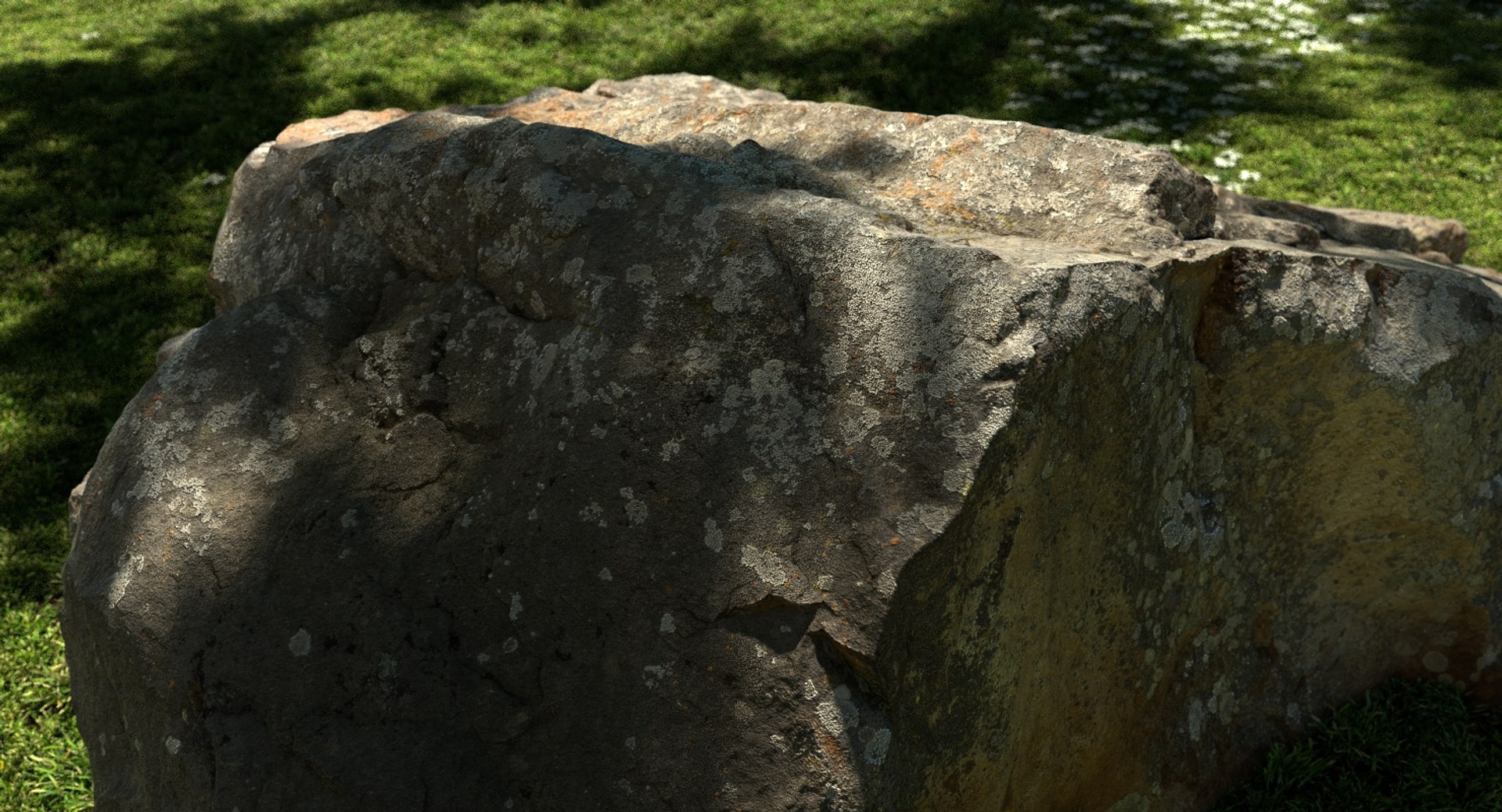 3d Model Scan Rock