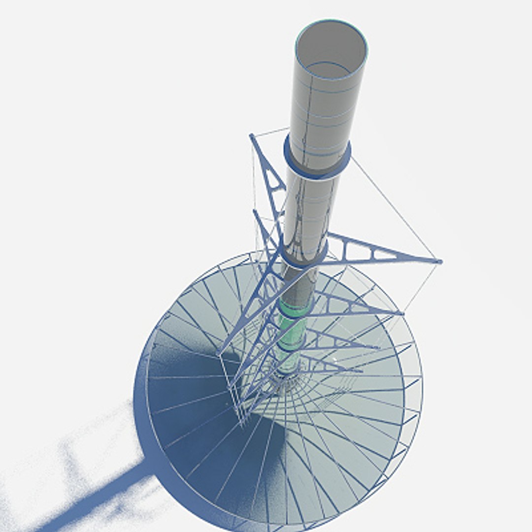 3d Solar Updraft Tower