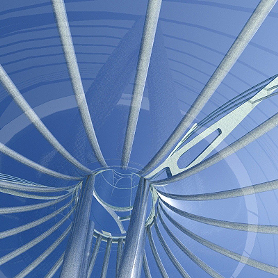 3d Solar Updraft Tower