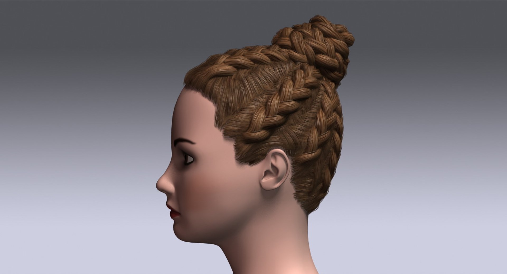 3D Hairstyle 37 Hair - TurboSquid 1433263