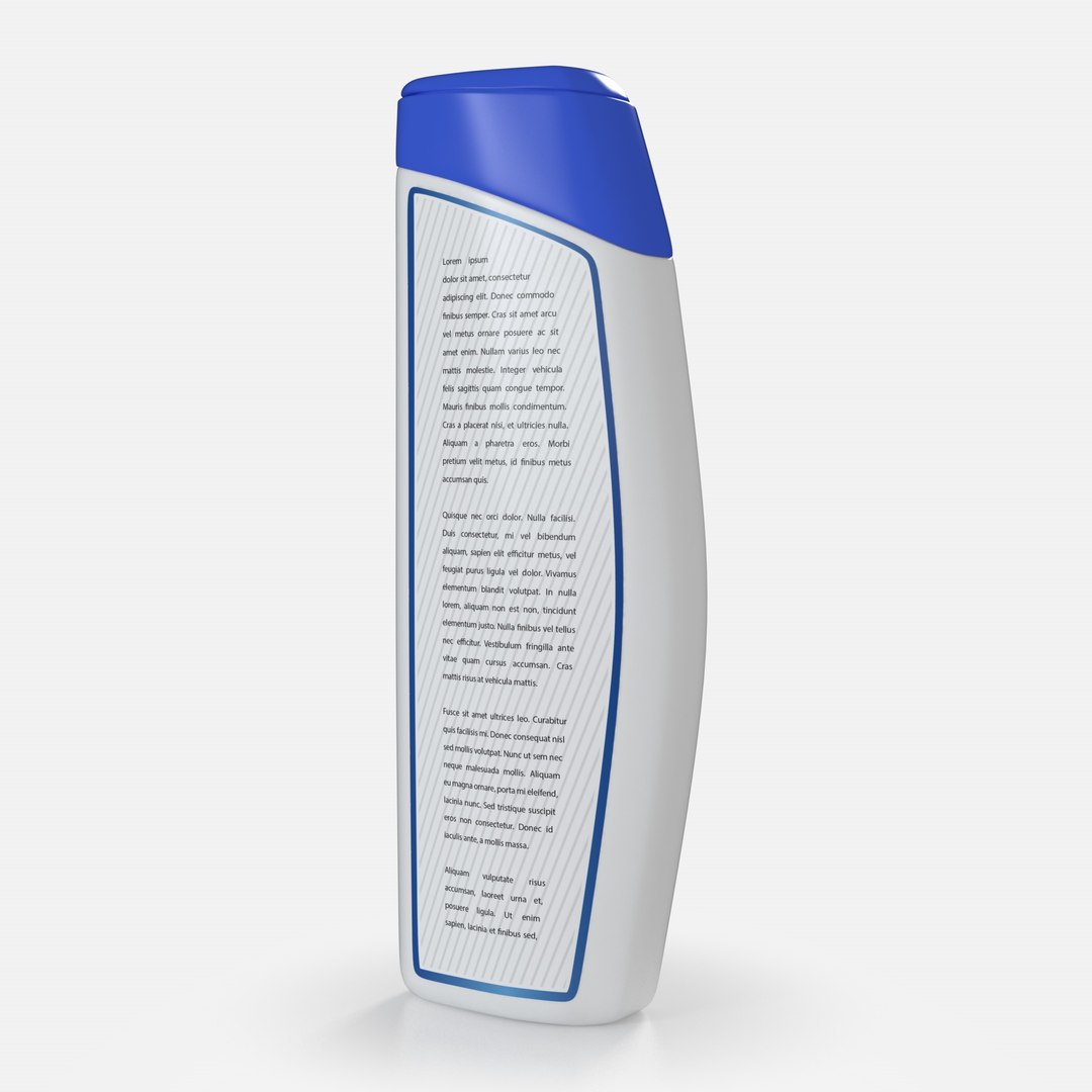 3D Shampoo Bottle - TurboSquid 1292157