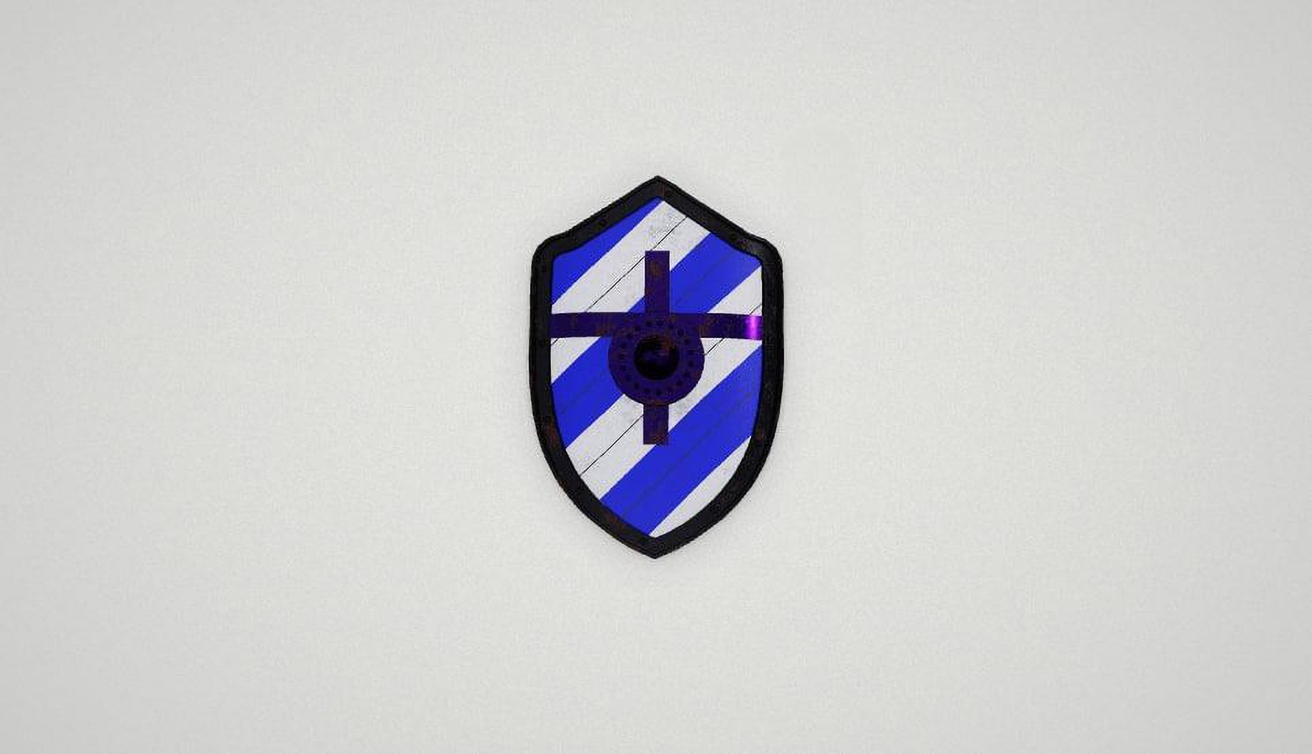 Game Asset Majestic Striped Crest Defender 3D Model - TurboSquid 2143778