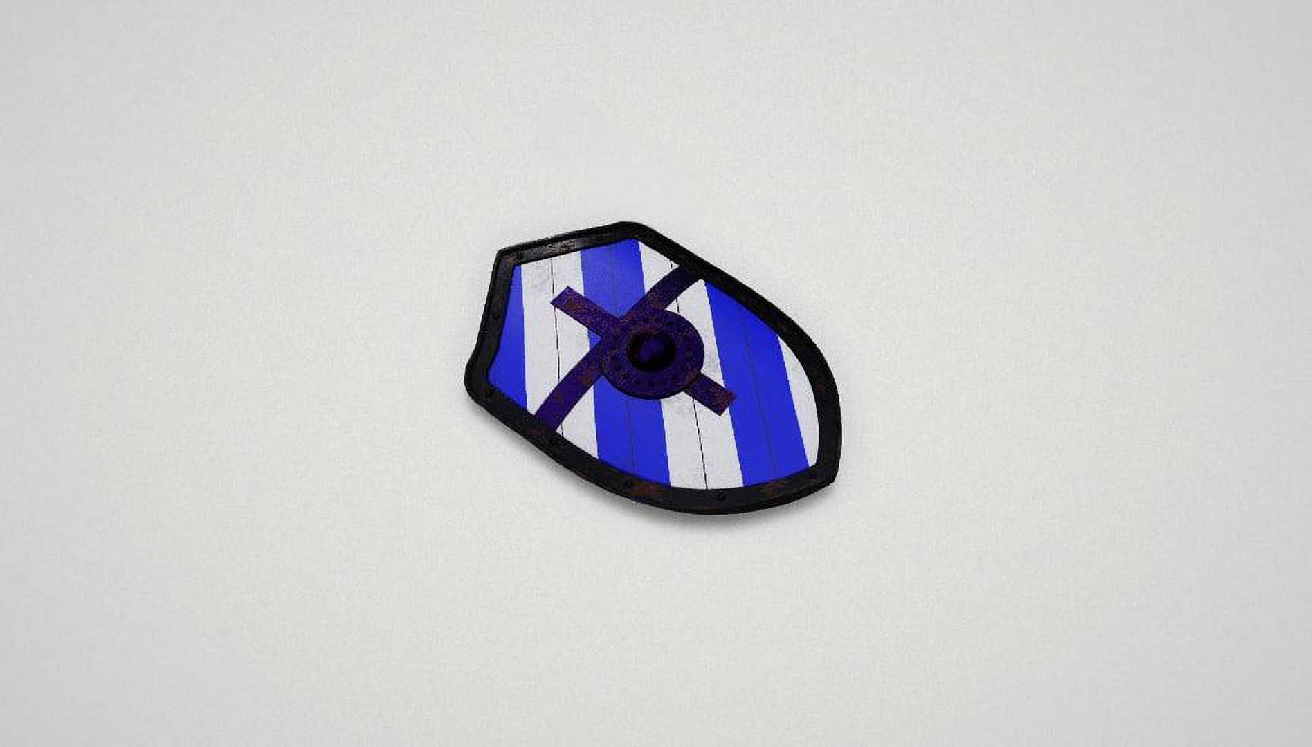 Game Asset Majestic Striped Crest Defender 3D Model - TurboSquid 2143778