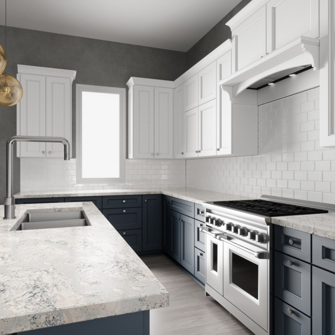 3D Townsend Kitchen Interior Model - TurboSquid 1518535