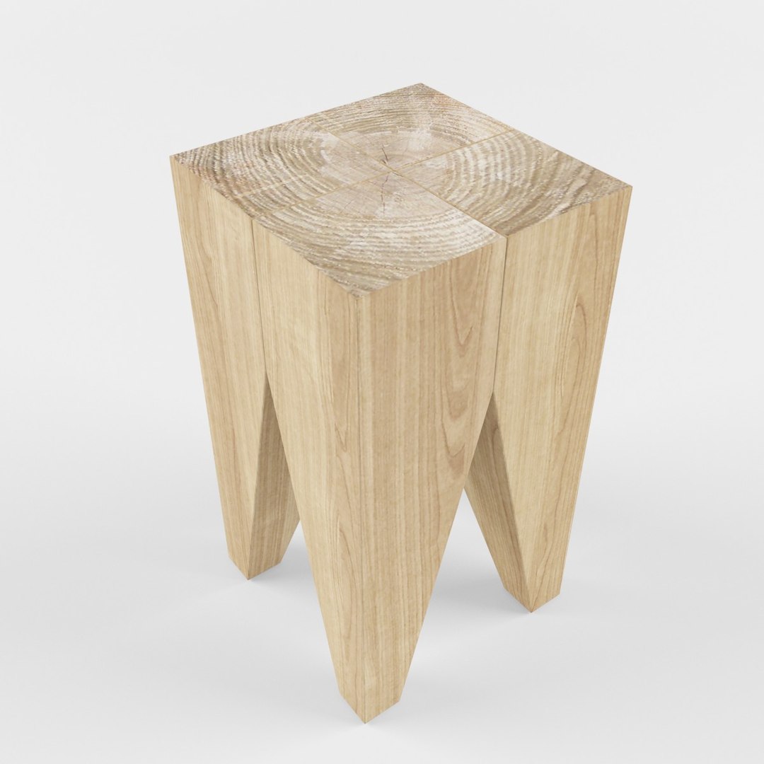Table Log 3D Model - TurboSquid 1153386