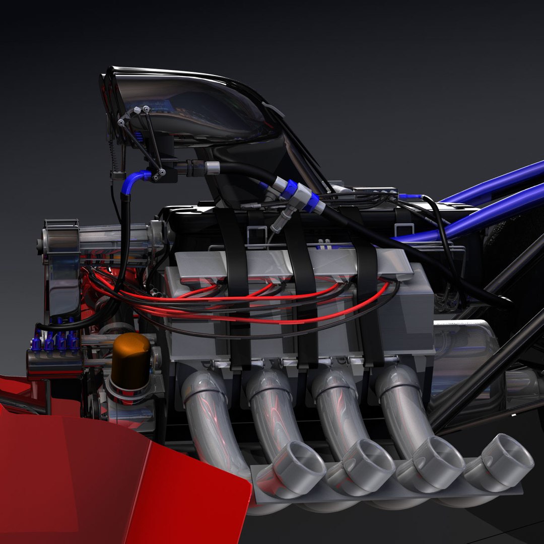 3d fuel dragster