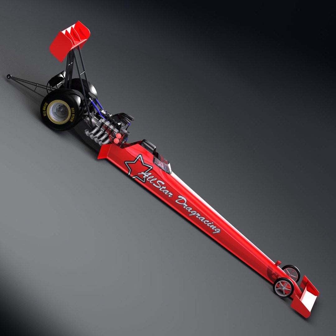 3d fuel dragster