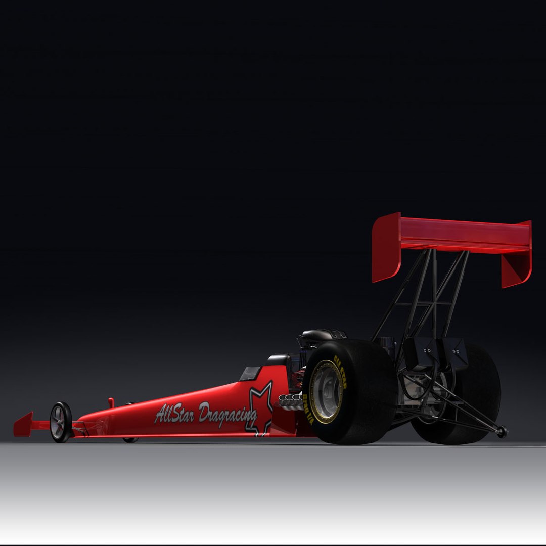 3d fuel dragster