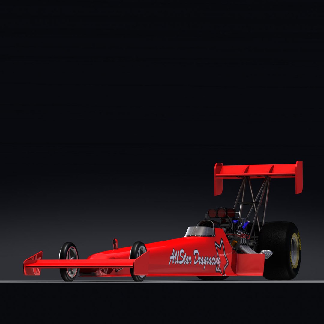 3d fuel dragster