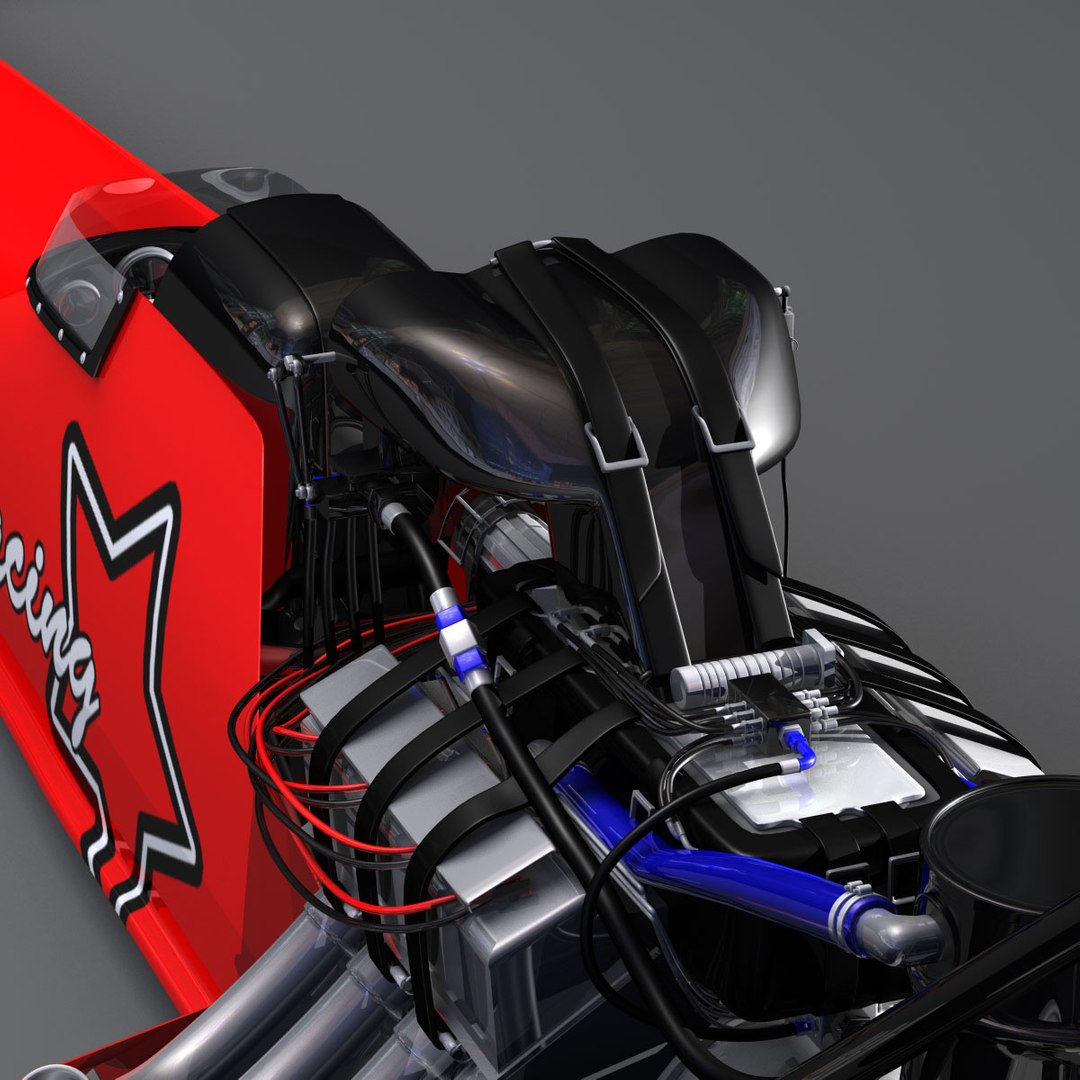 3d fuel dragster