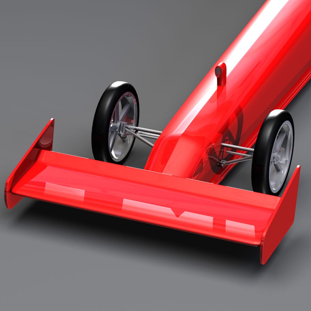 3d fuel dragster