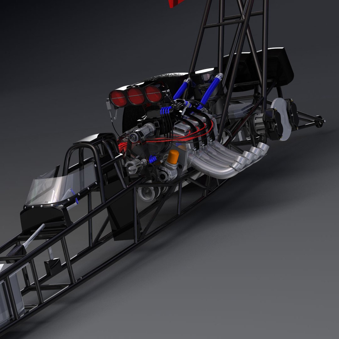 3d fuel dragster