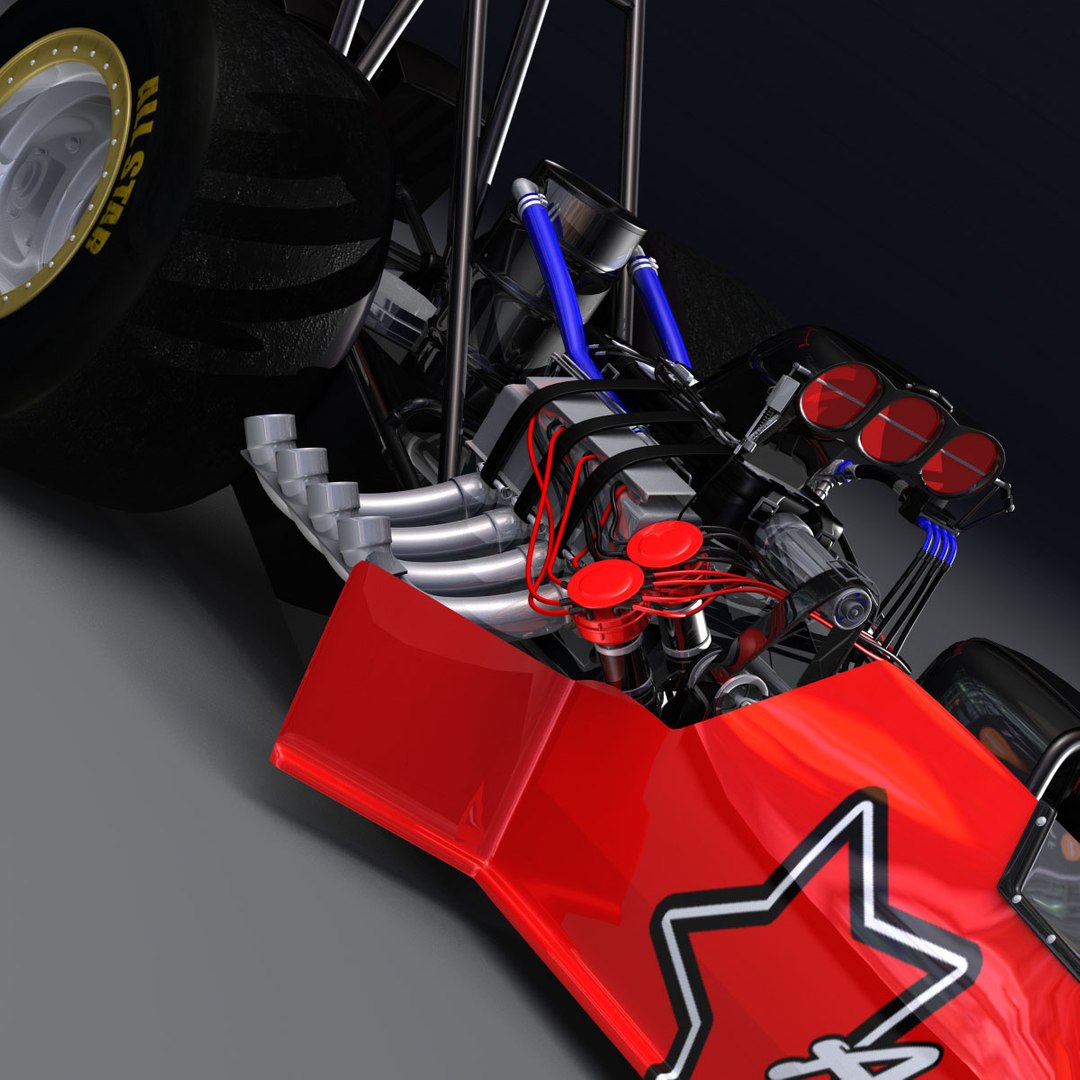 3d fuel dragster
