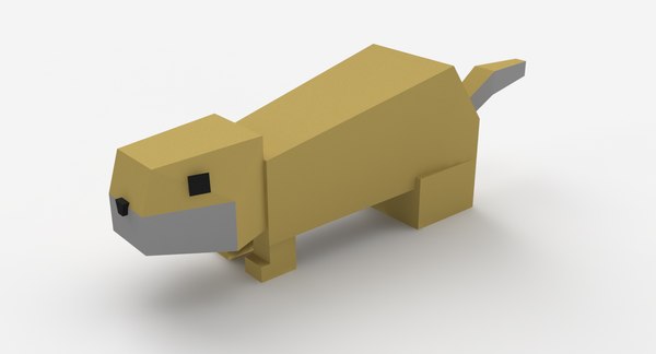3D model animals blocky - TurboSquid 1408046