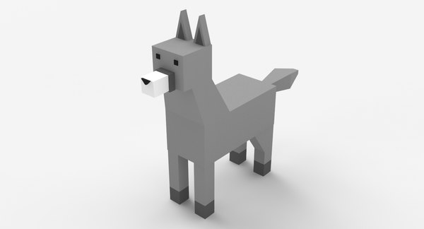 3D model animals blocky - TurboSquid 1408046