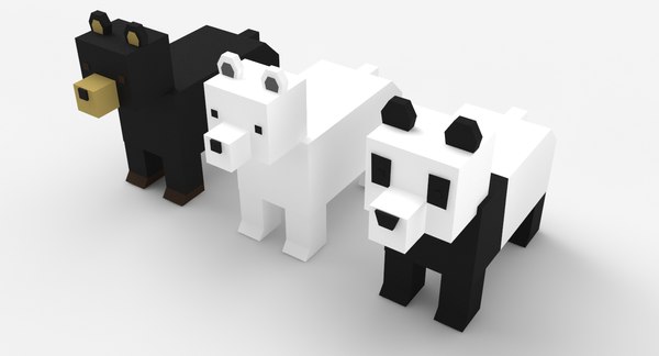 3D model animals blocky - TurboSquid 1408046
