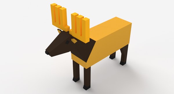 3D model animals blocky - TurboSquid 1408046