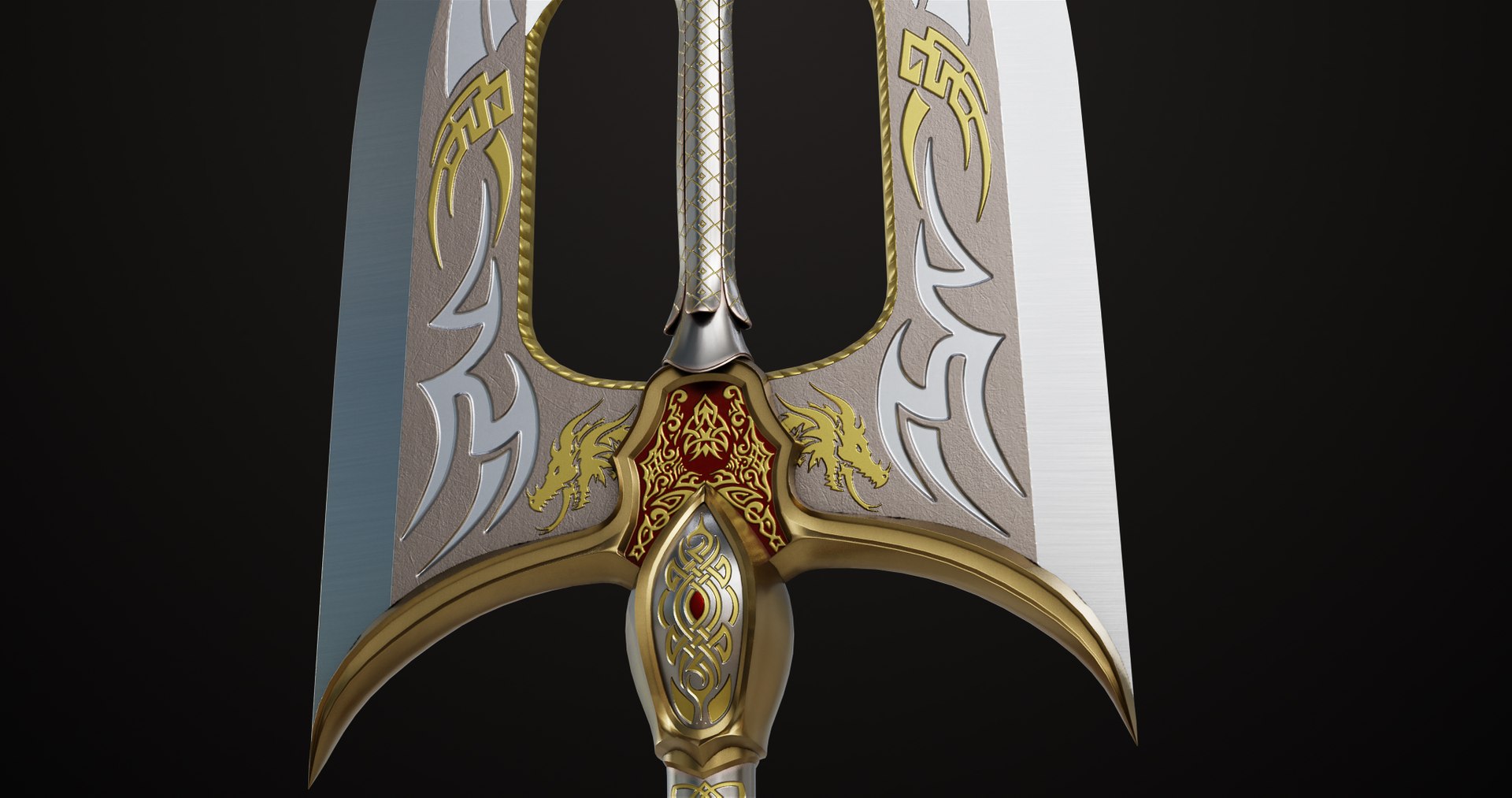 3D Battle Axe10 All PBR Unity UE Textures Included Model - TurboSquid ...