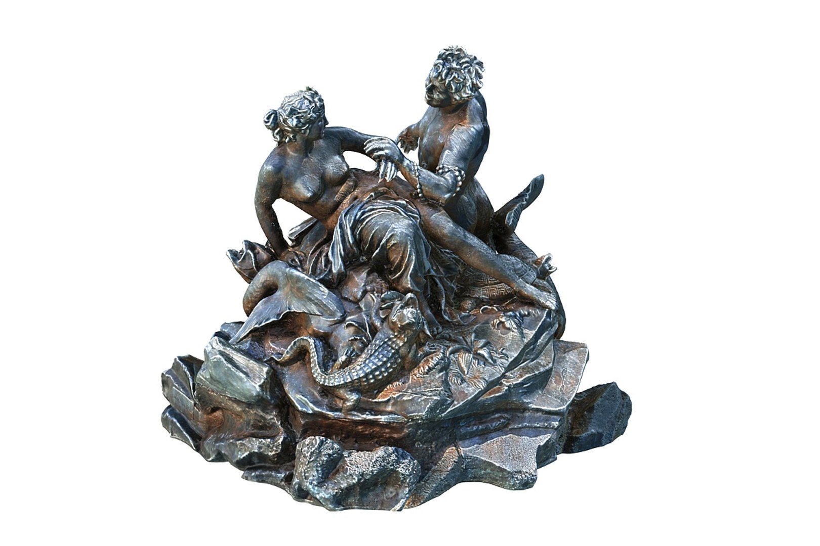 3d satyr statue model
