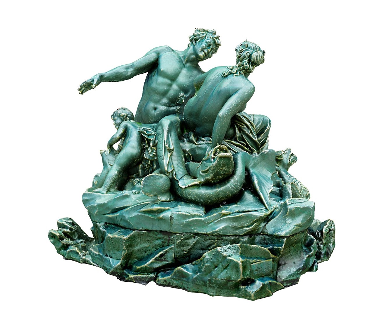 3d satyr statue model