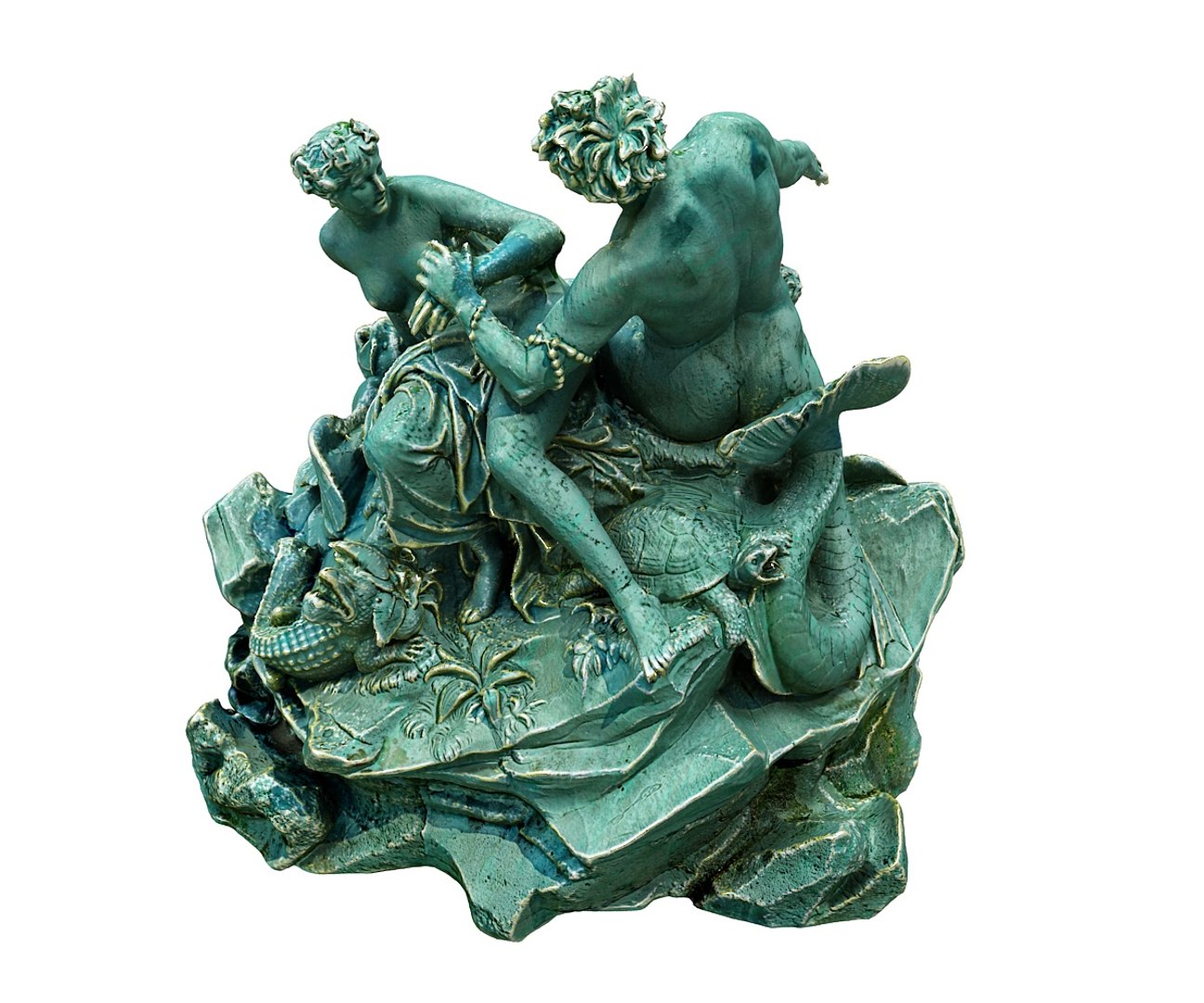 3d satyr statue model