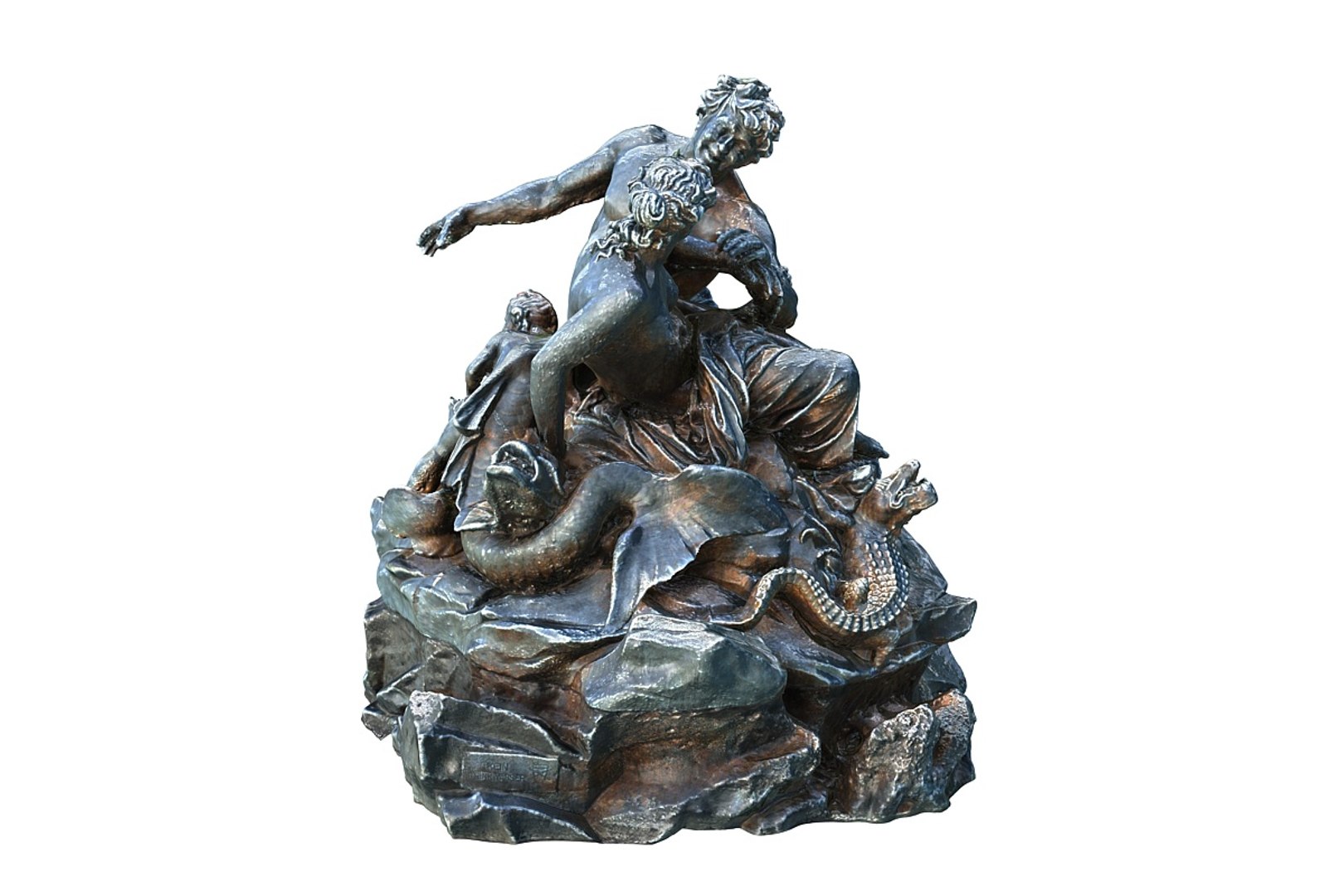 3d satyr statue model