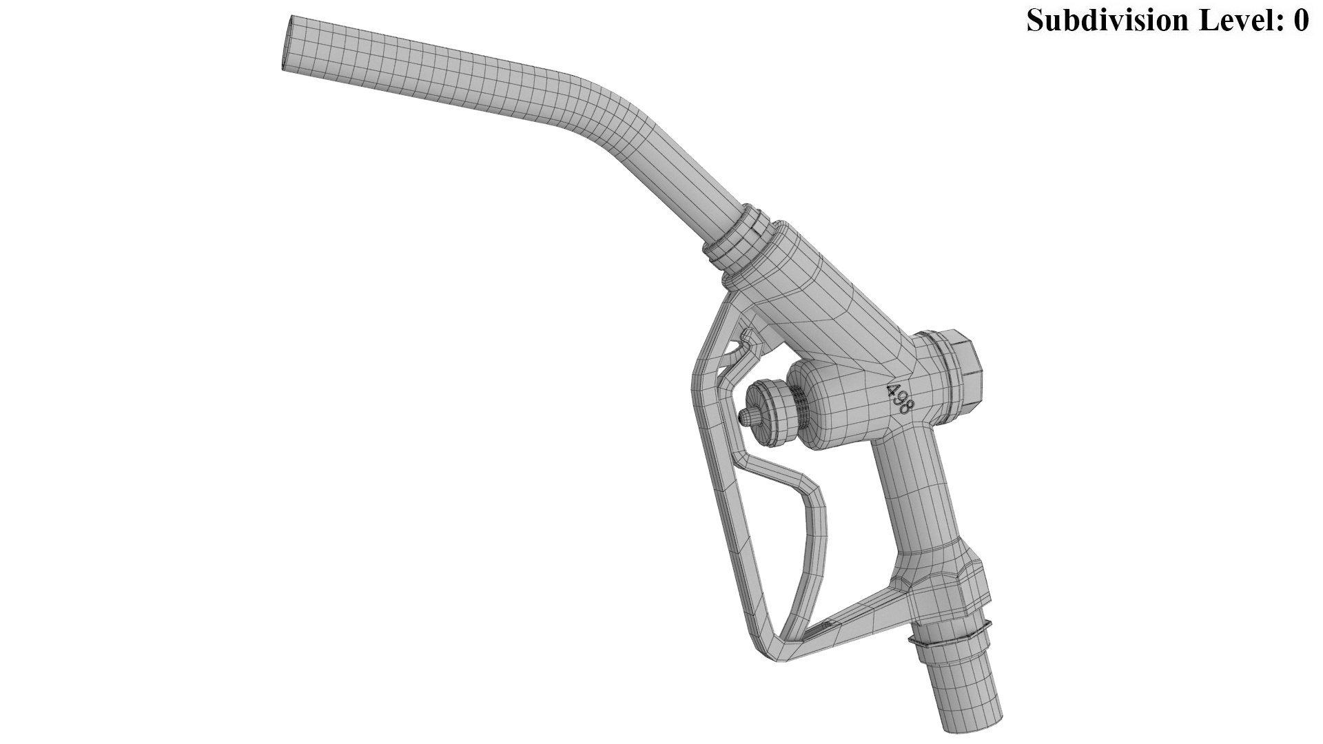 Detailed Retro Fuel Nozzle 3D Model - TurboSquid 2014005