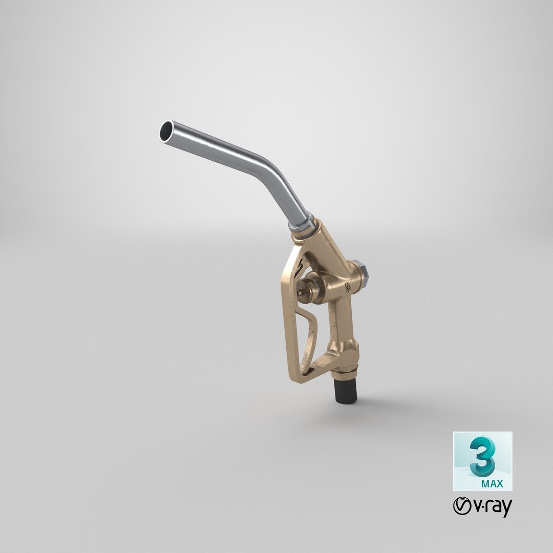 Detailed Retro Fuel Nozzle 3D Model - TurboSquid 2014005