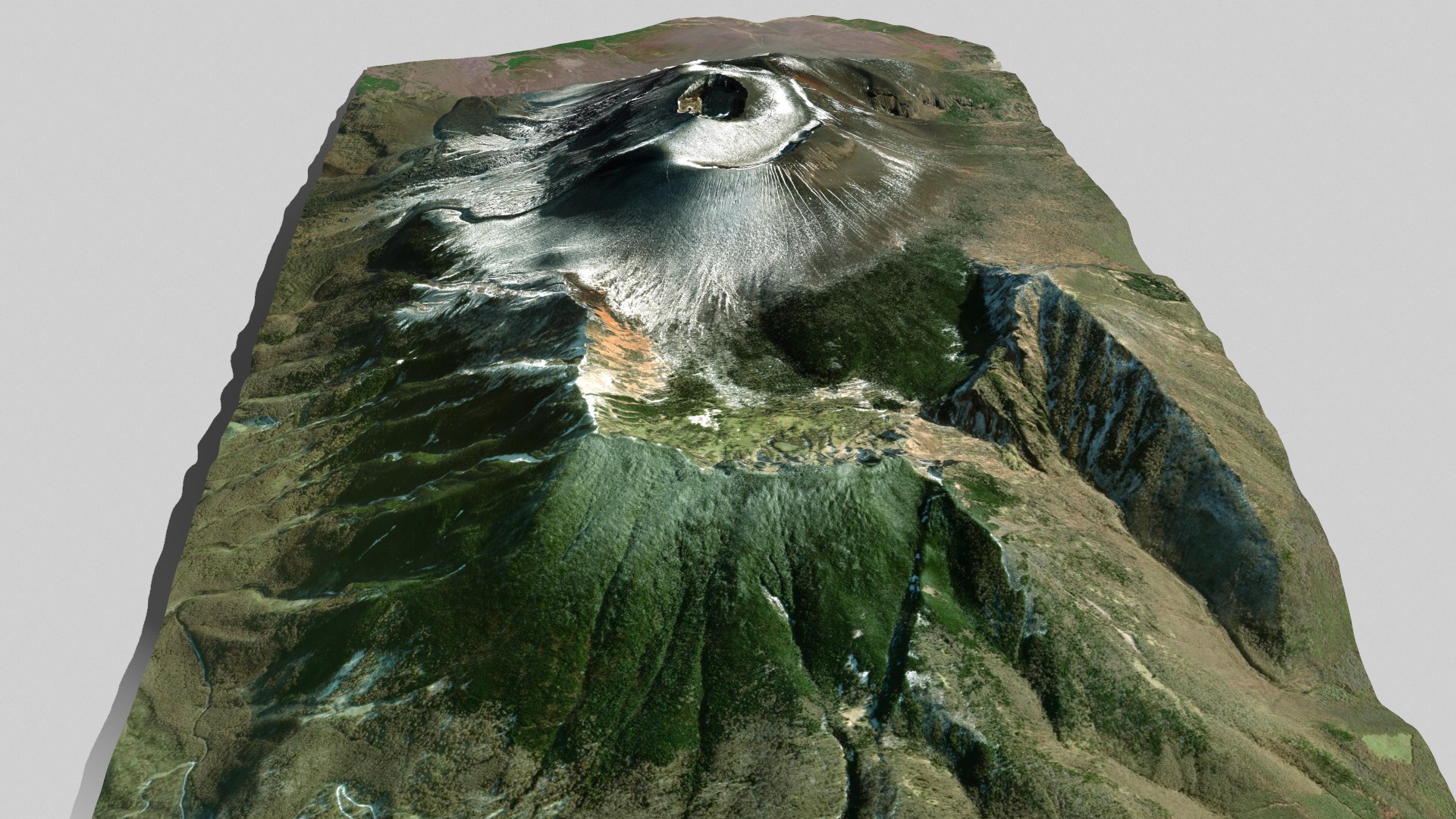 3D Mountain Landscape Volcano Asama Japan Model - TurboSquid 2191027