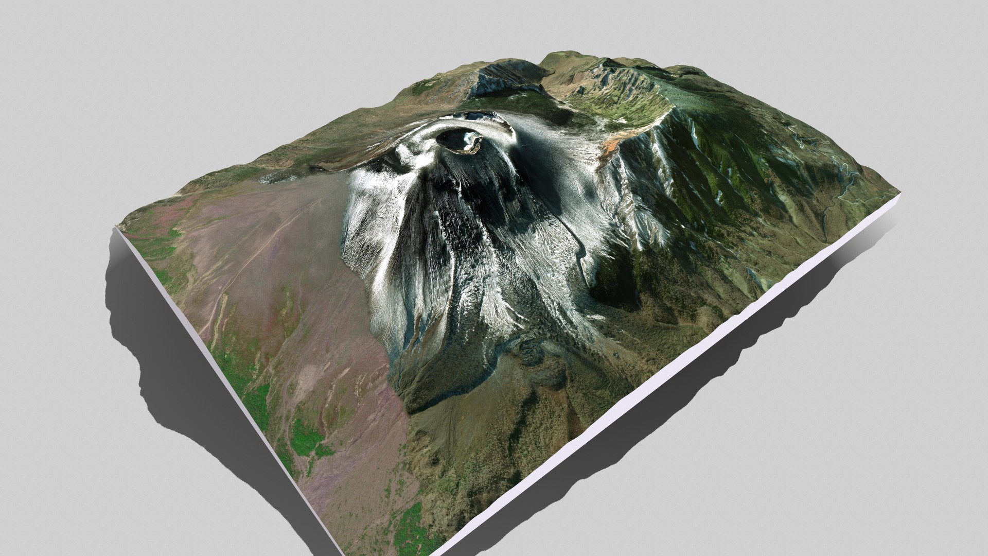 3D Mountain Landscape Volcano Asama Japan Model - TurboSquid 2191027