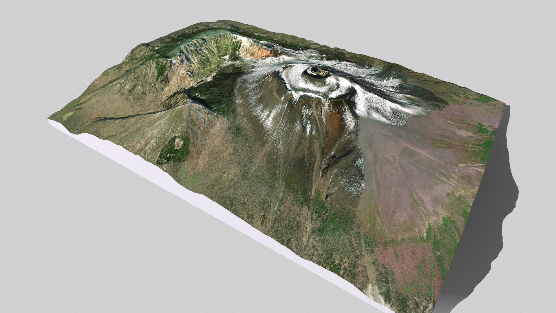 3D Mountain Landscape Volcano Asama Japan Model - TurboSquid 2191027