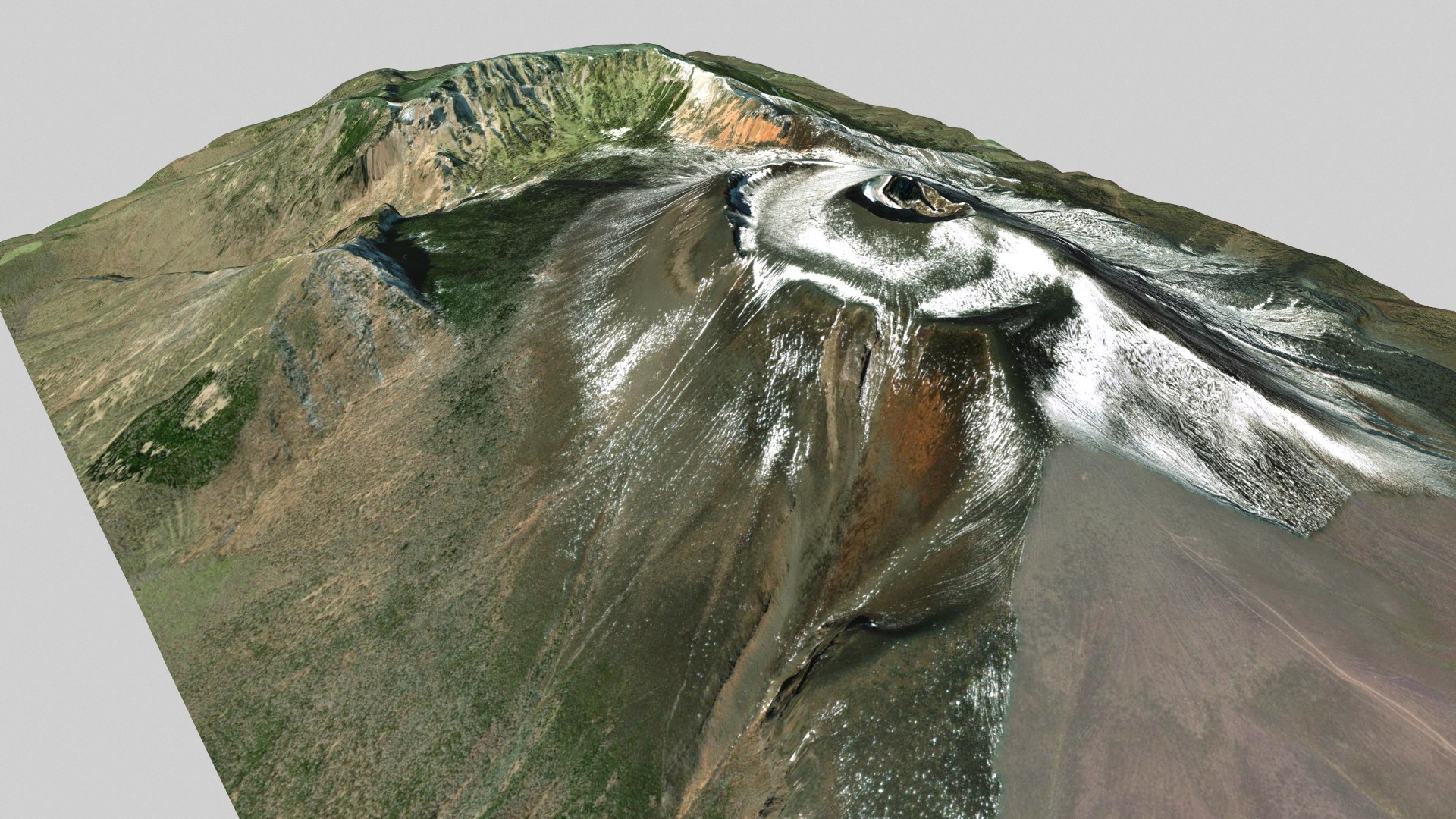 3D Mountain Landscape Volcano Asama Japan Model - TurboSquid 2191027