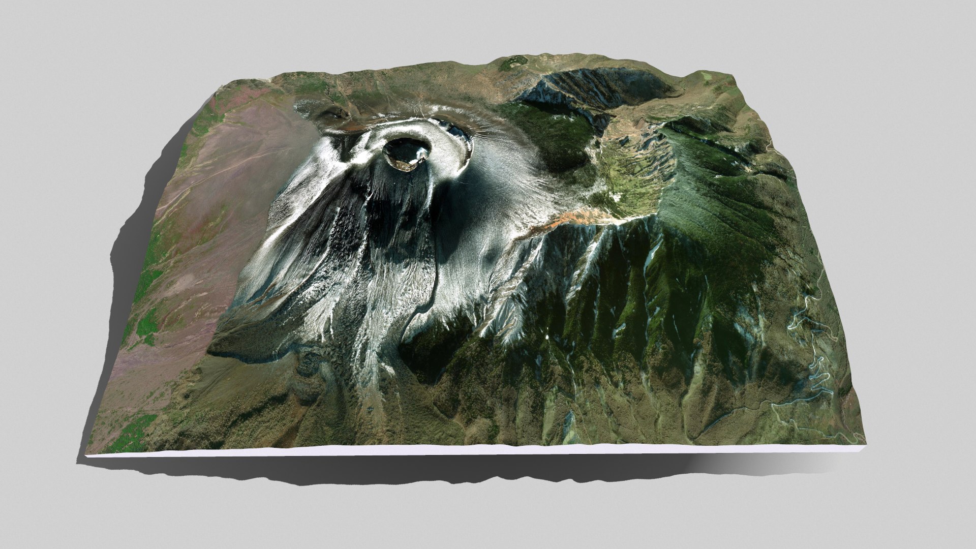 3D Mountain Landscape Volcano Asama Japan Model - TurboSquid 2191027