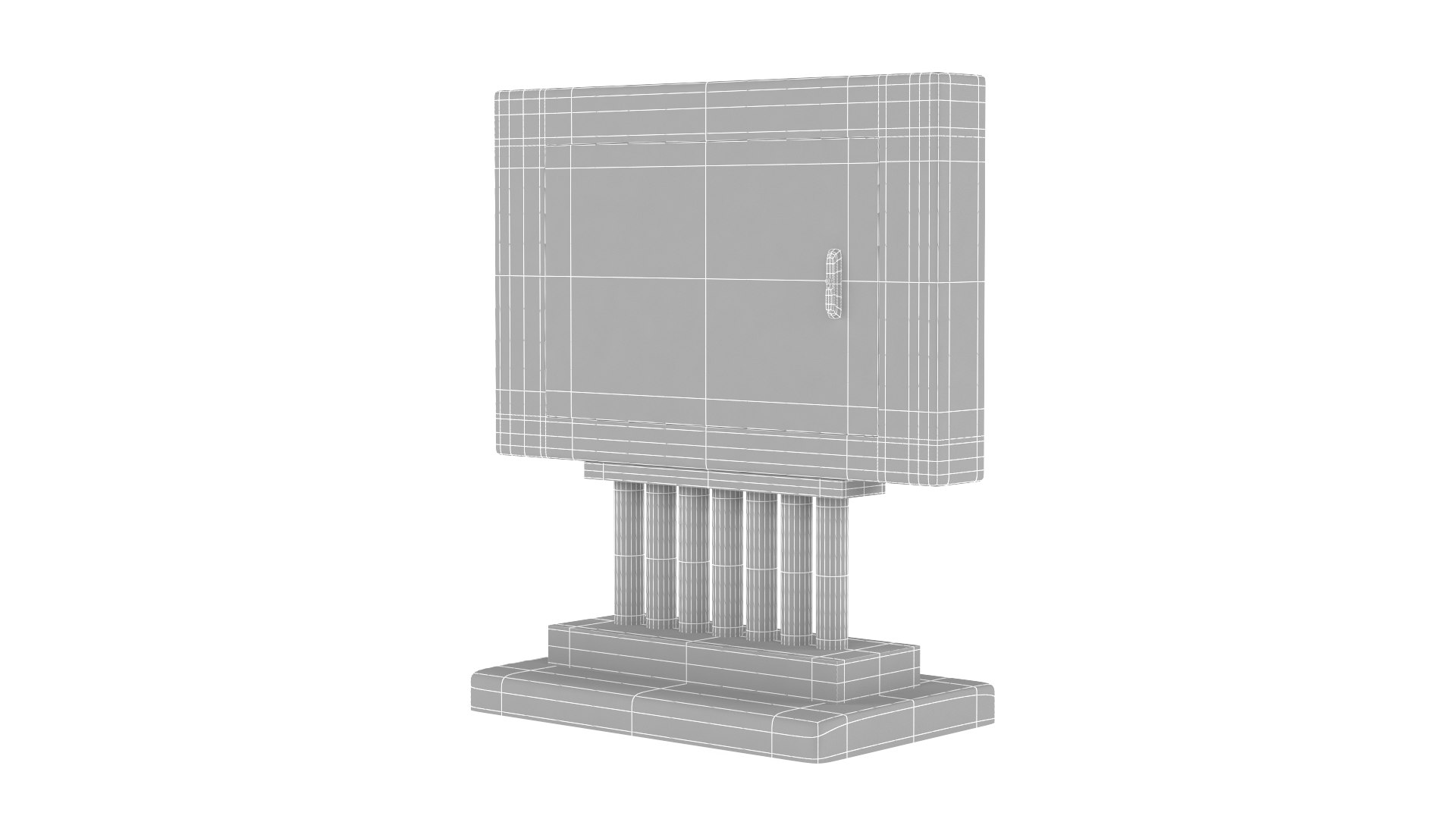 3D Electronic Kiosk - TurboSquid 1841482