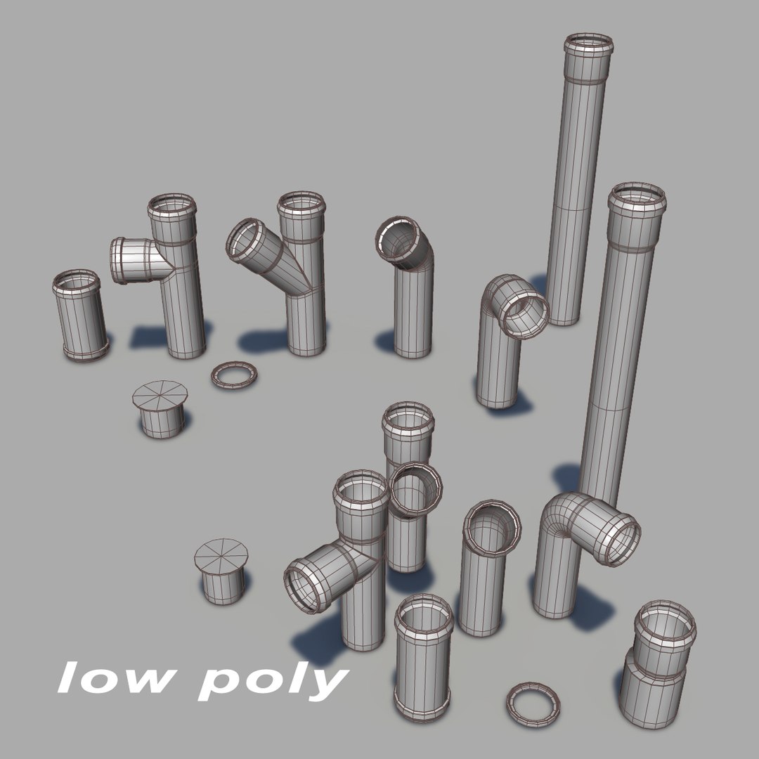 3d Model Pvc Pipes