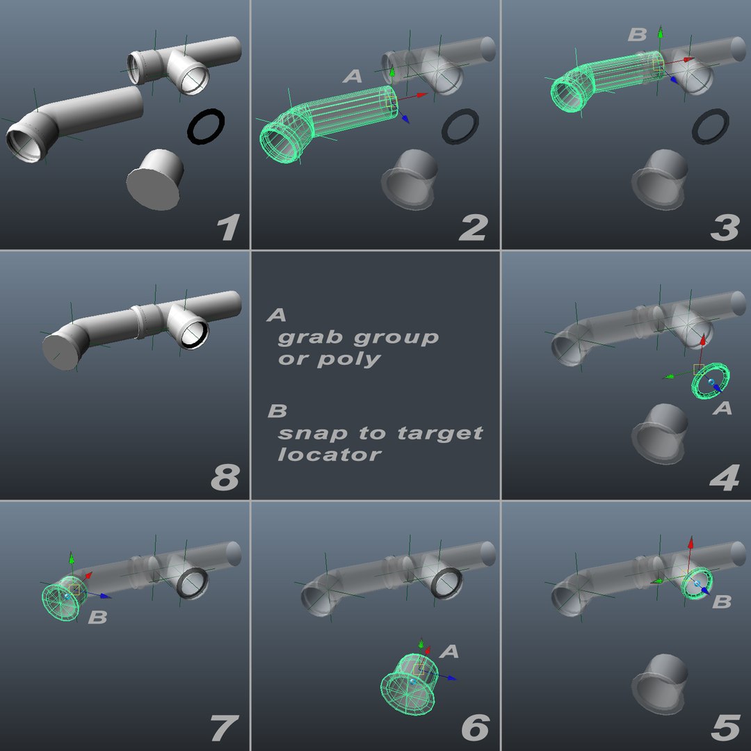 3d Model Pvc Pipes