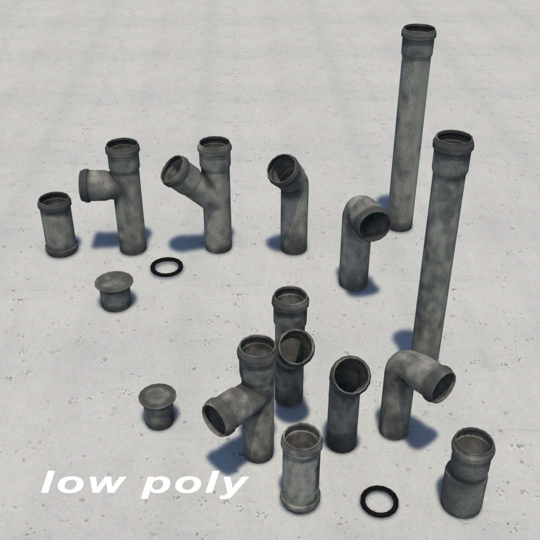 3d Model Pvc Pipes