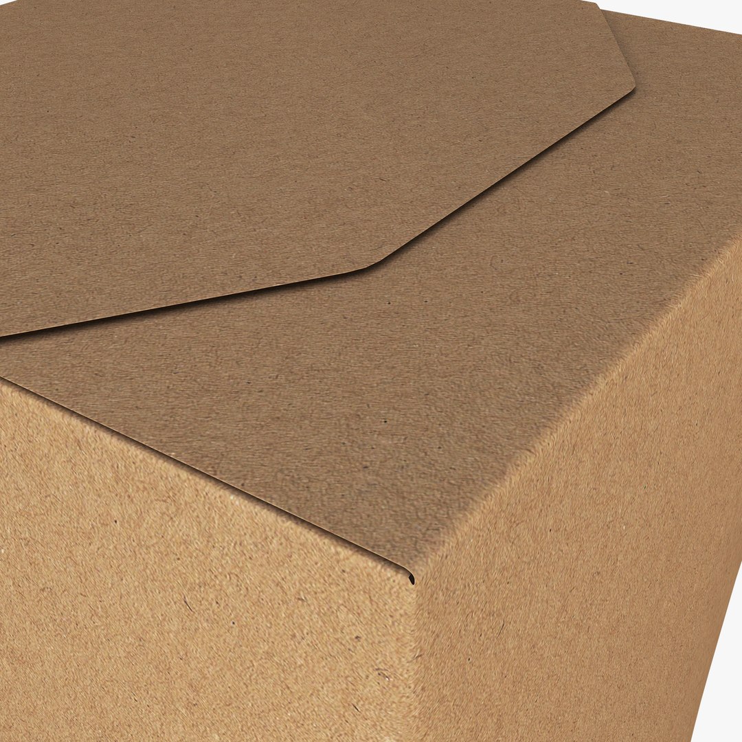 3D Package Cardboard Box M 6 Model - TurboSquid 2148584