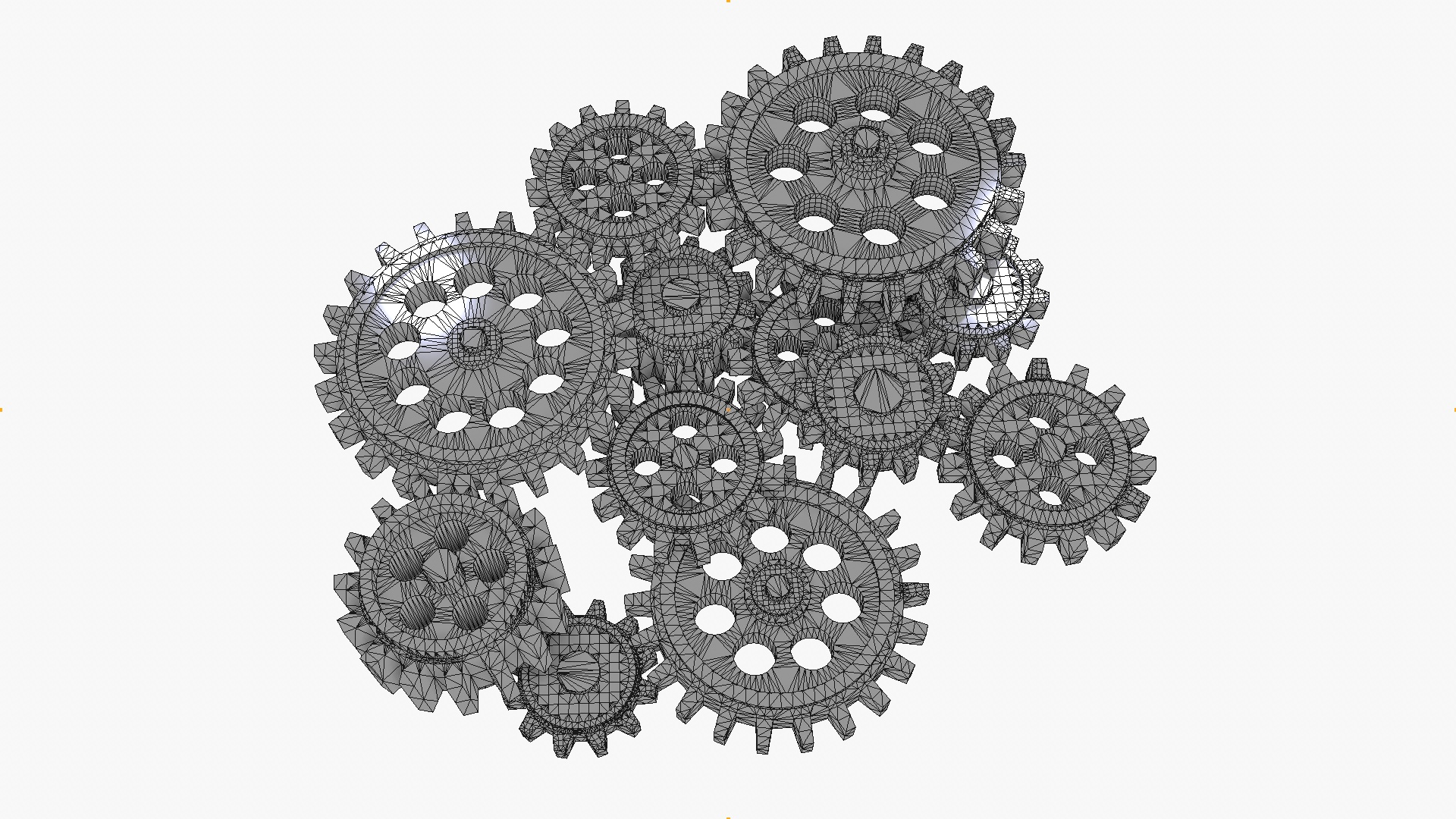 3D Animated Rotating Gears - TurboSquid 1719602
