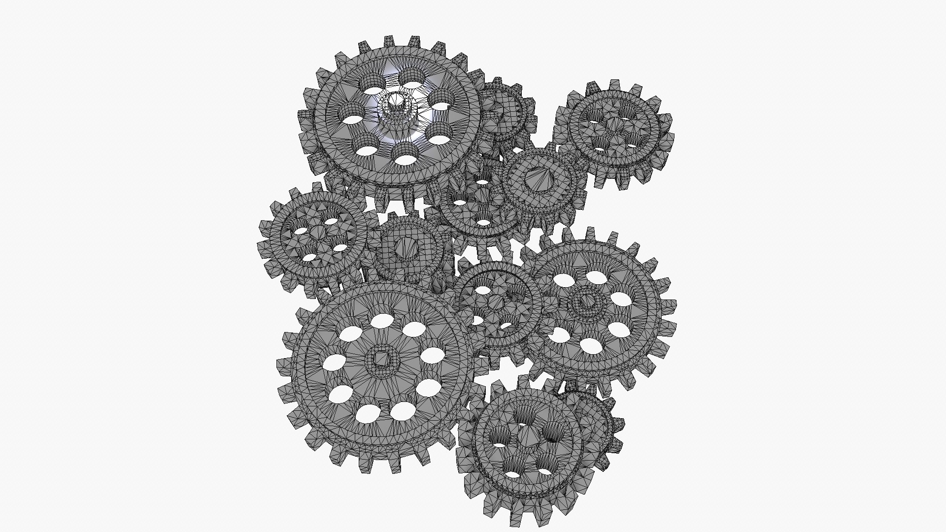 3D Animated Rotating Gears - TurboSquid 1719602
