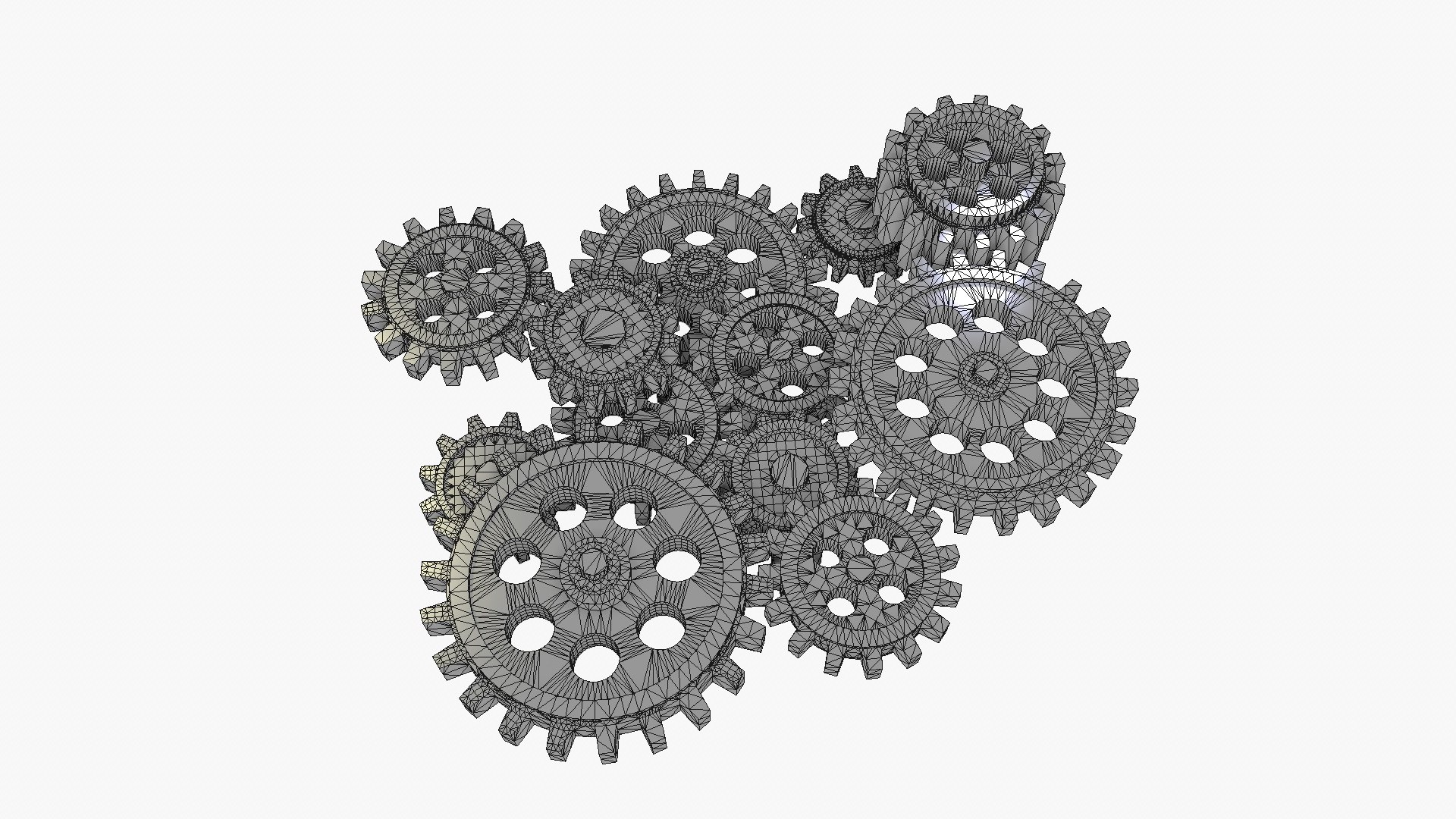 3D Animated Rotating Gears - TurboSquid 1719602