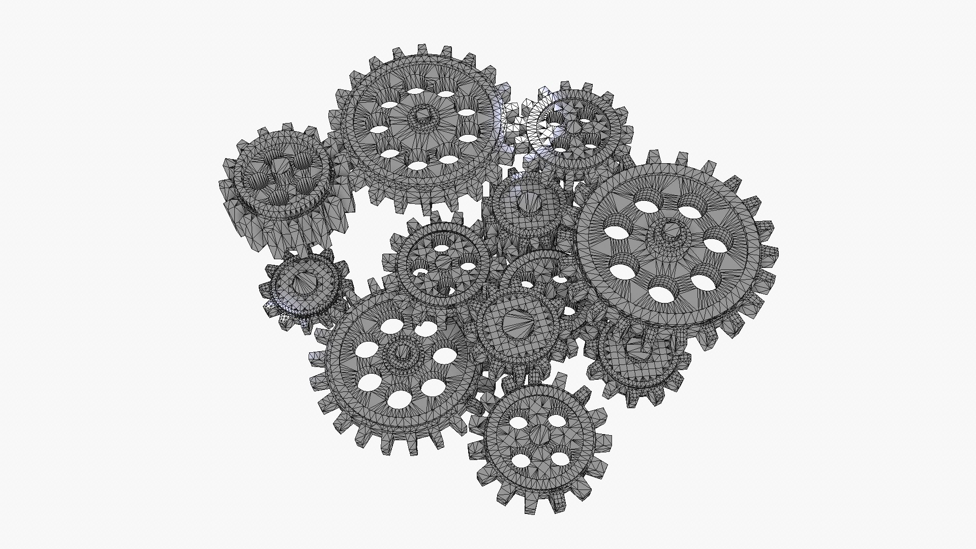3D Animated Rotating Gears - TurboSquid 1719602