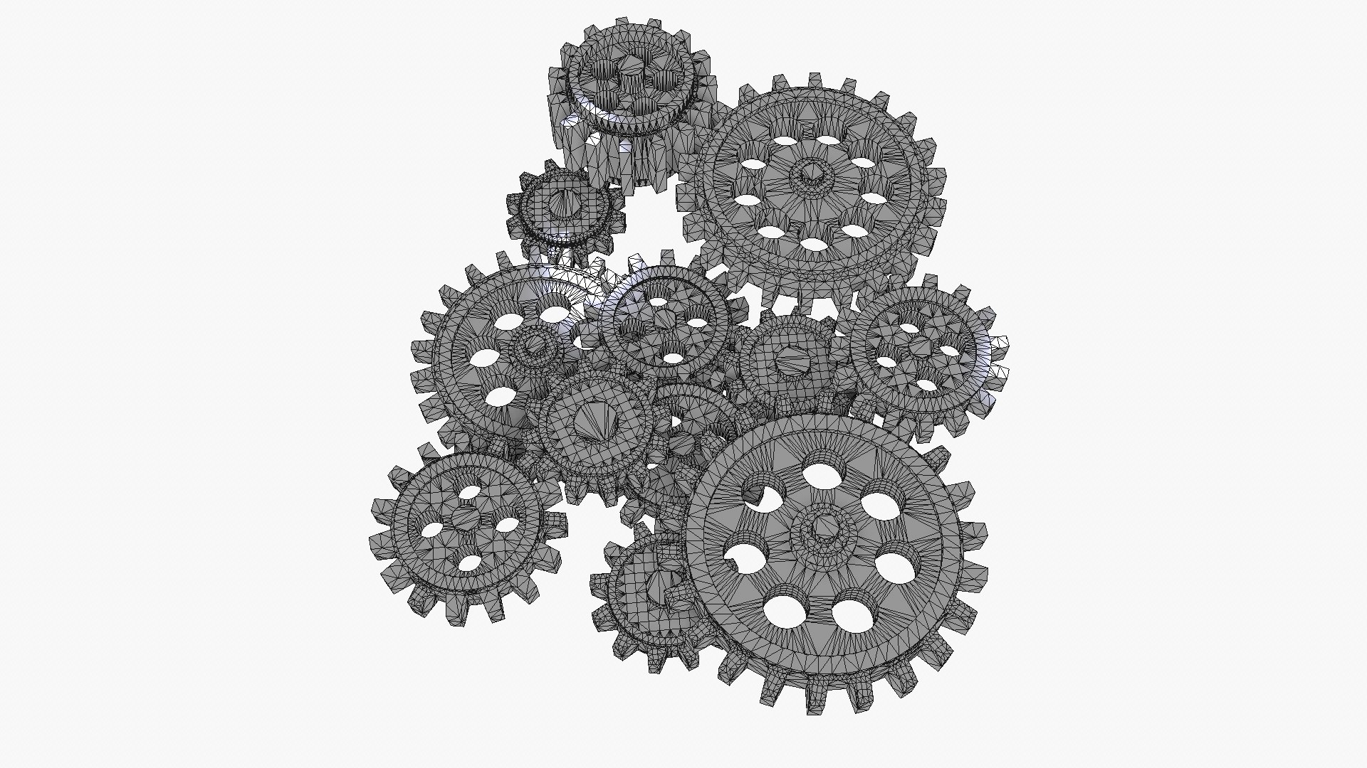3D Animated Rotating Gears - TurboSquid 1719602