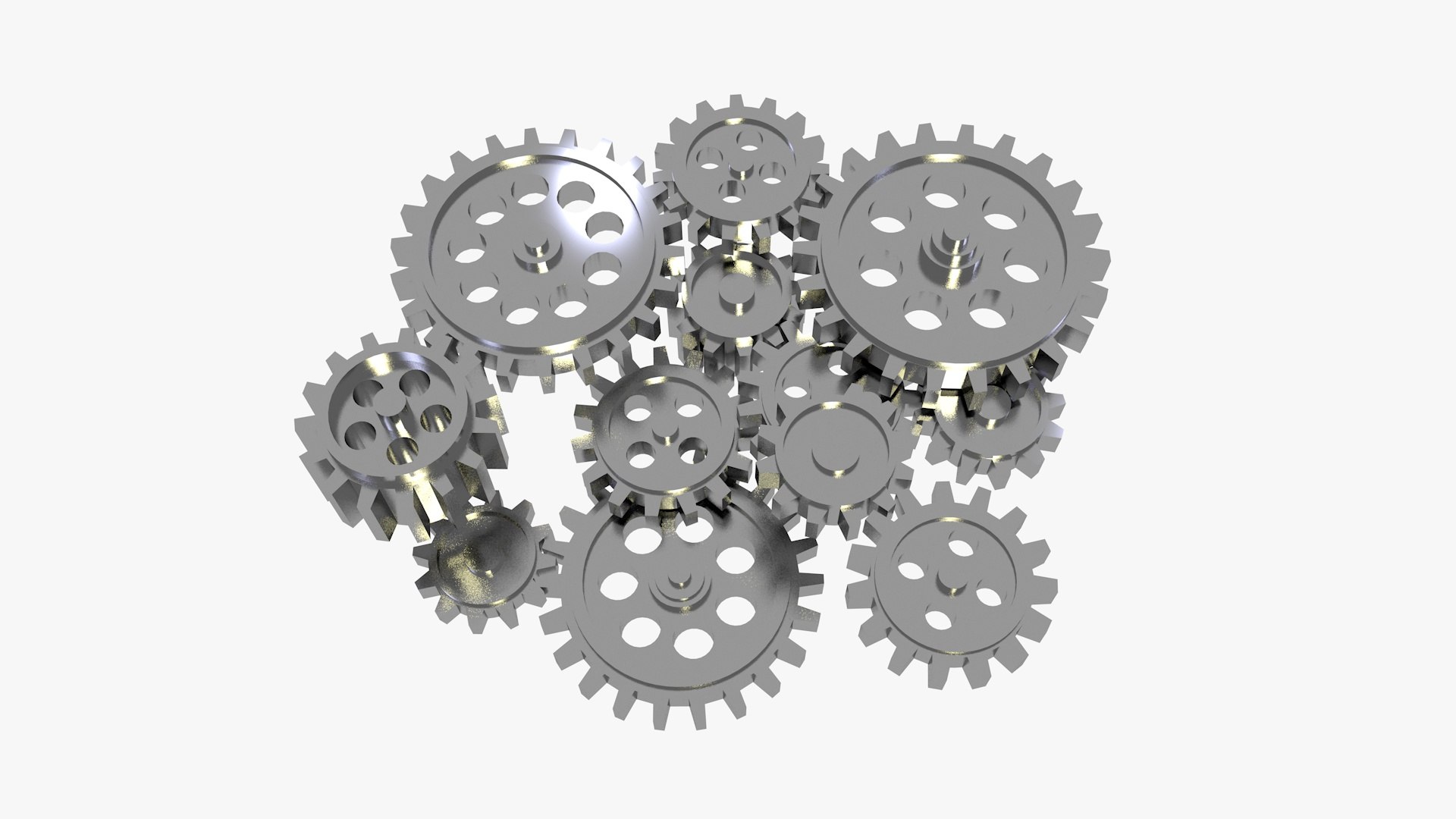 3D Animated Rotating Gears - TurboSquid 1719602