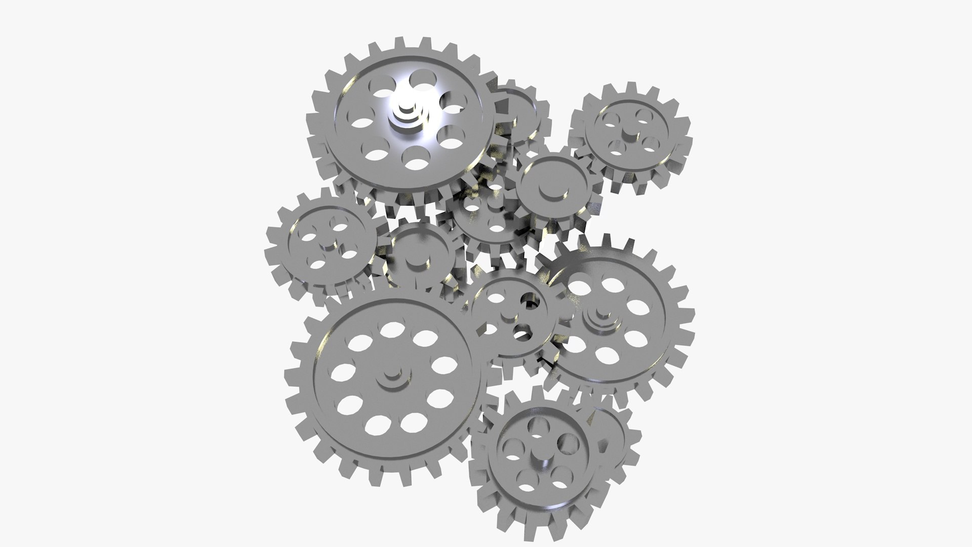 3D Animated Rotating Gears - TurboSquid 1719602