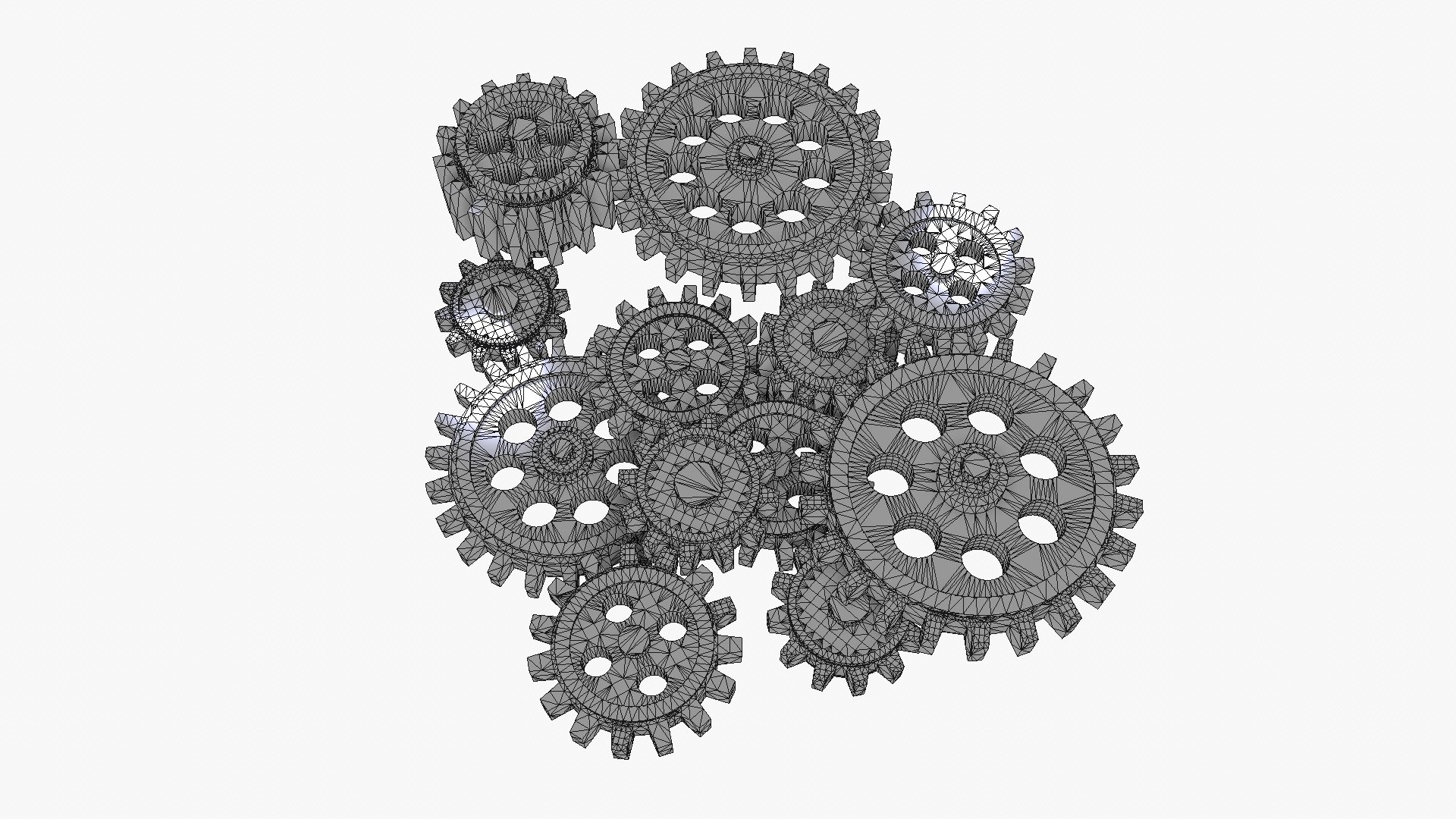 3D Animated Rotating Gears - TurboSquid 1719602