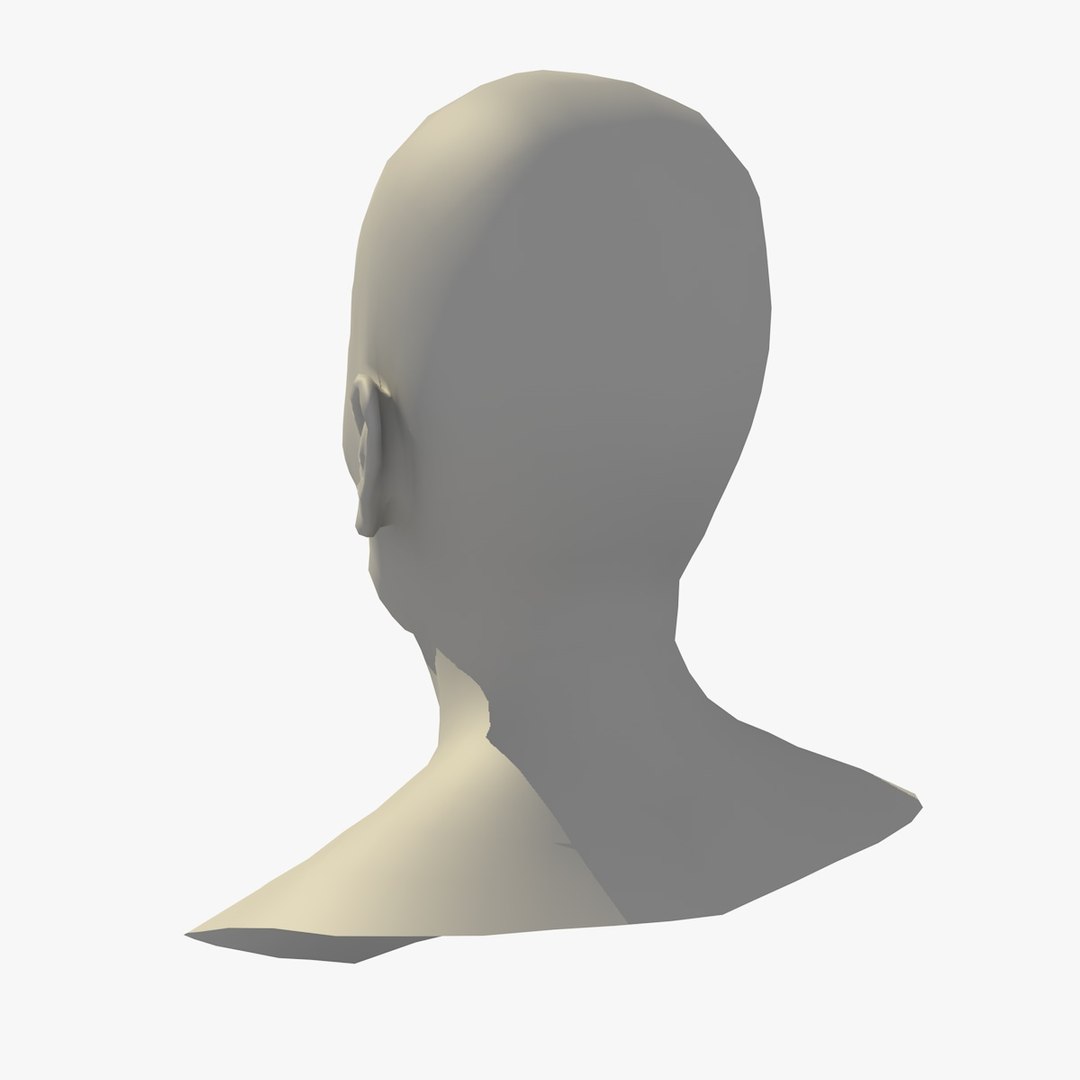 Realistic Head Base Mesh Model - TurboSquid 1439691