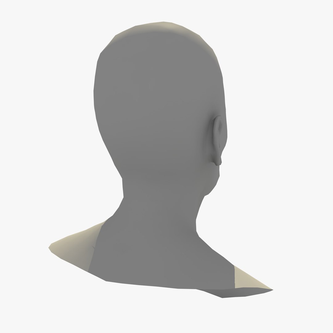 Realistic Head Base Mesh Model - TurboSquid 1439691